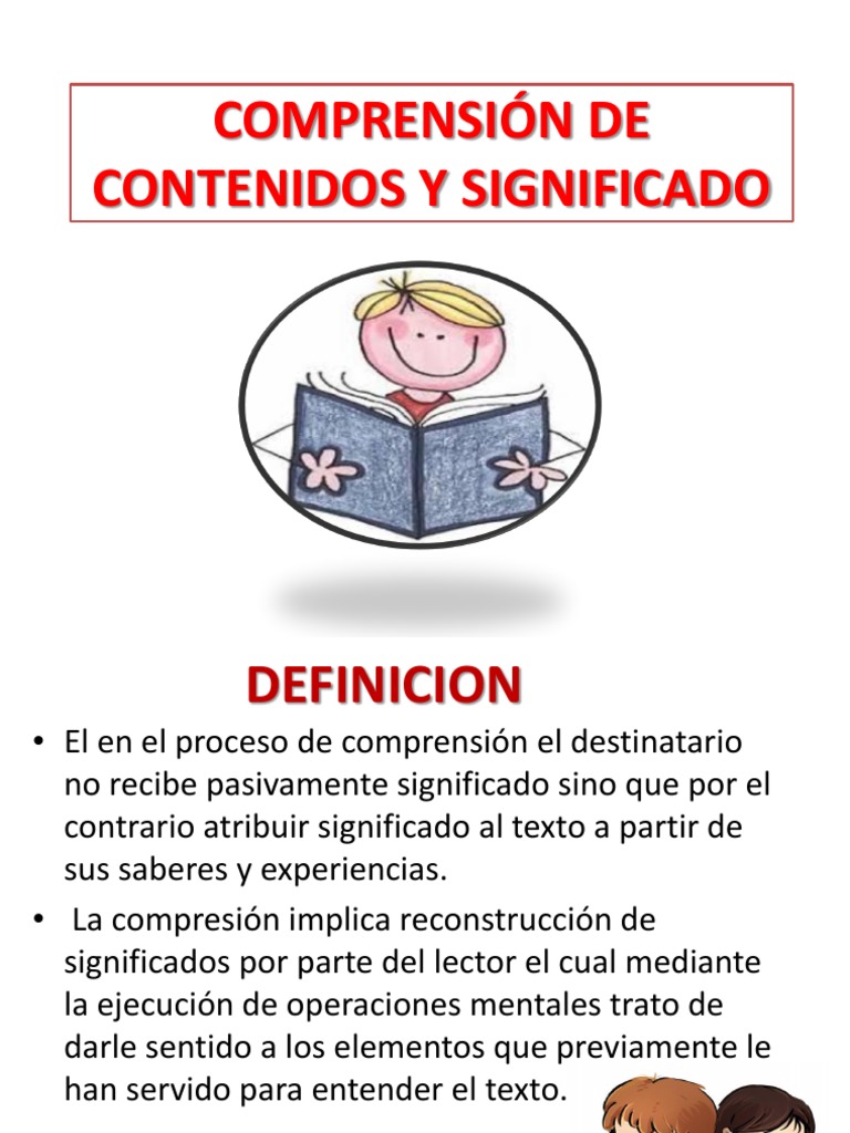 Comprensión de Contenidos y Significado | PDF | Ficción general
