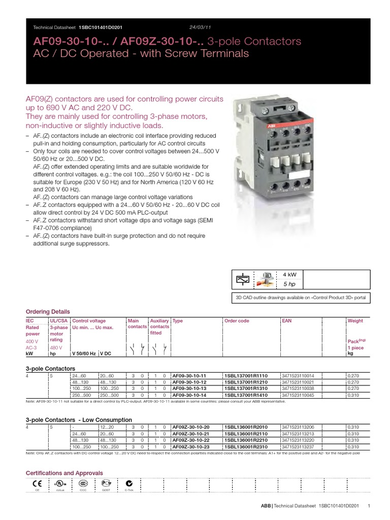 ABB Datasheet | Download Free PDF | Alternating Current | Electric Motor