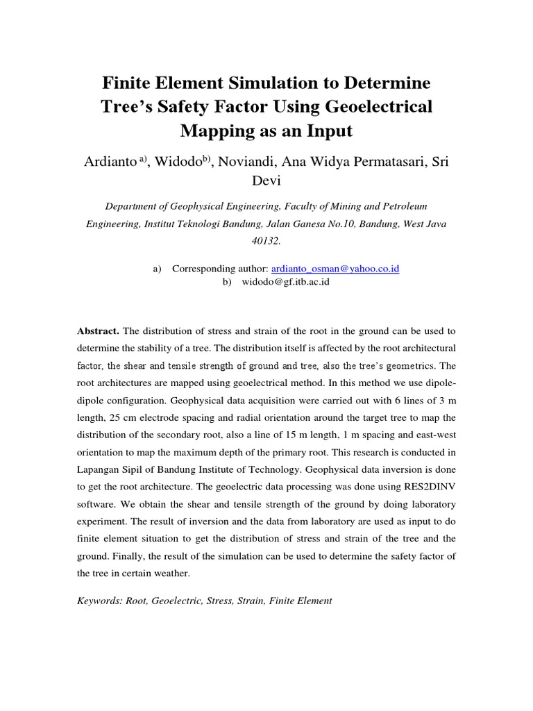 5 - Tree Root Mapping | PDF | Root | Stress (Mechanics)