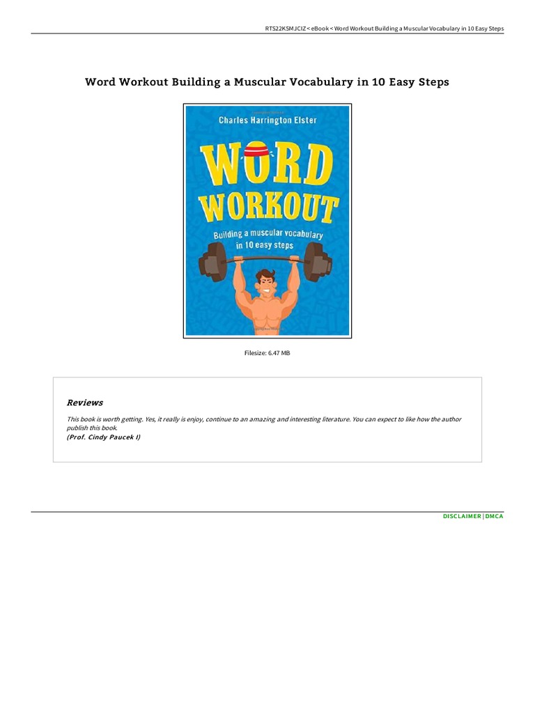 Book Word Workout Building A Muscular Vocabulary in 1 | Download Free ...