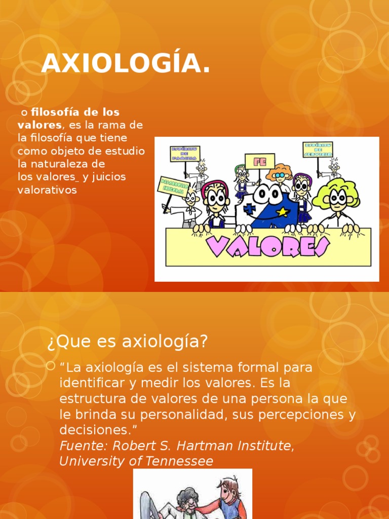 AXIOLOGÍA | PDF | Axiología | Vida