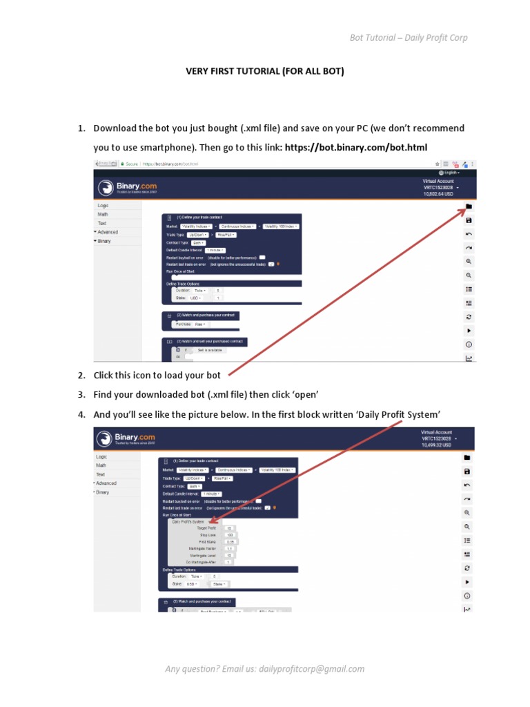 First General Setting - Bot Tutorial (For All Bot) | PDF