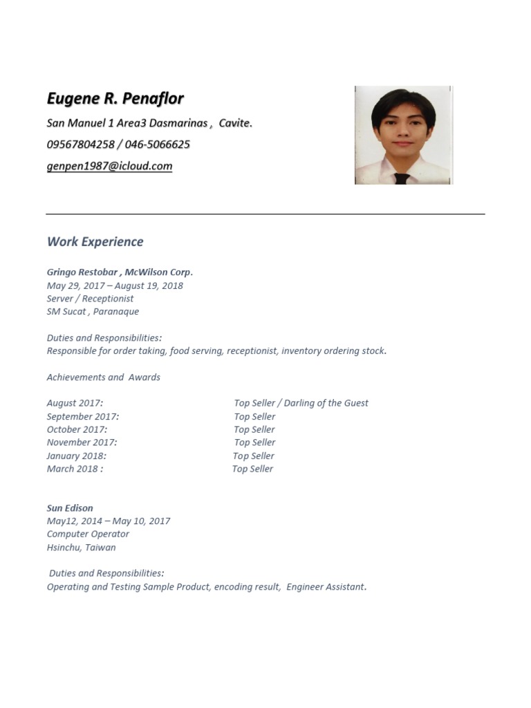 Gen Resume | PDF | Business