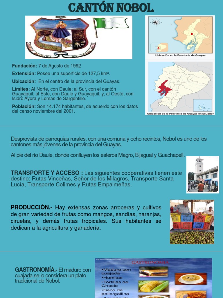 Cantón Nobol | PDF