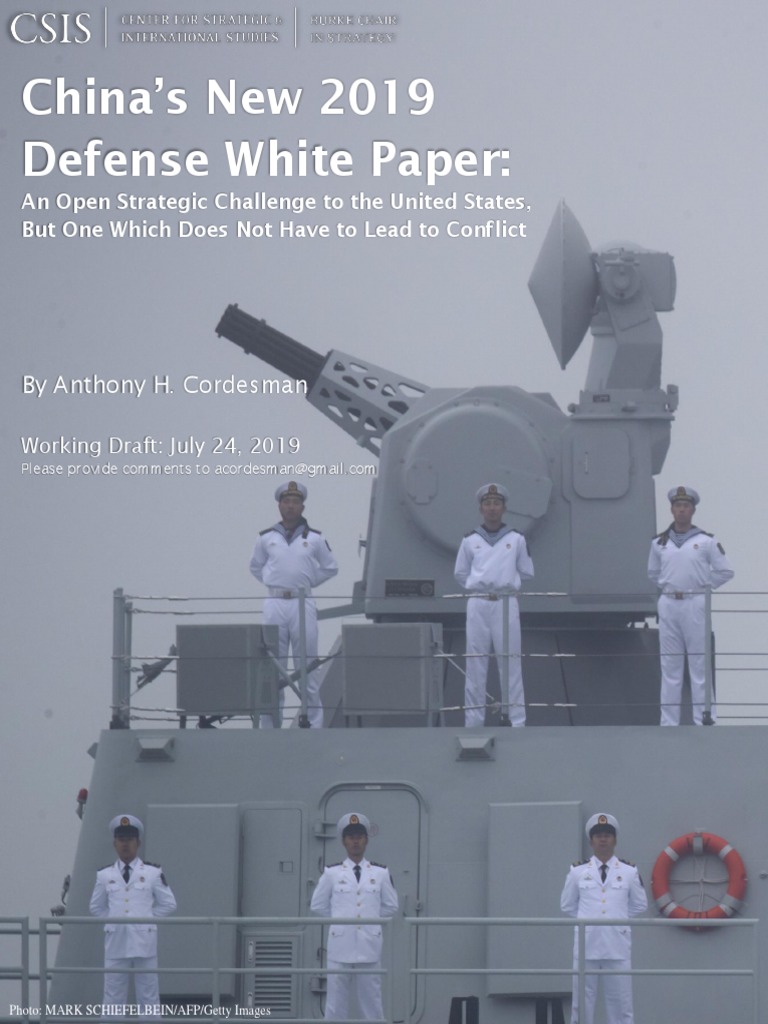 China Defence White Paper | PDF | National Security | People's ...