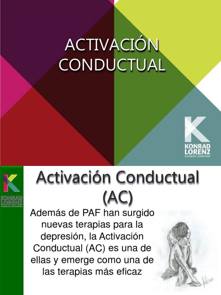 Activación Conductual | PDF | Depresión (estado de ánimo) | Comportamiento