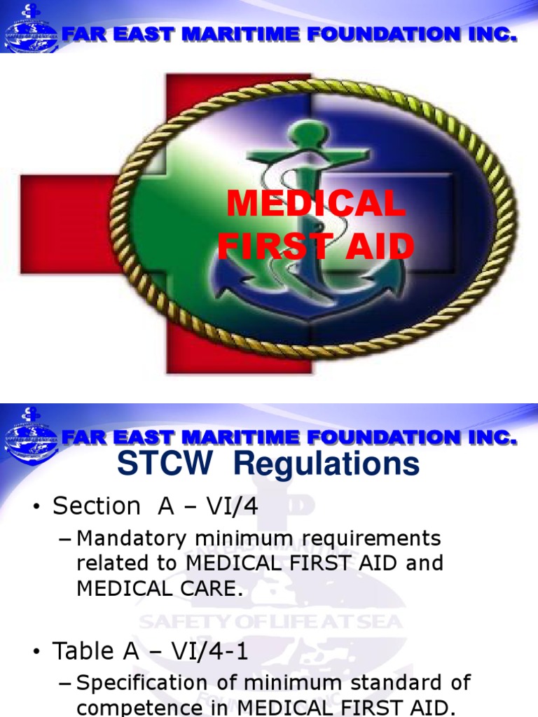 Maritime Medical First Aid Training Guide | PDF | Human Body | First Aid