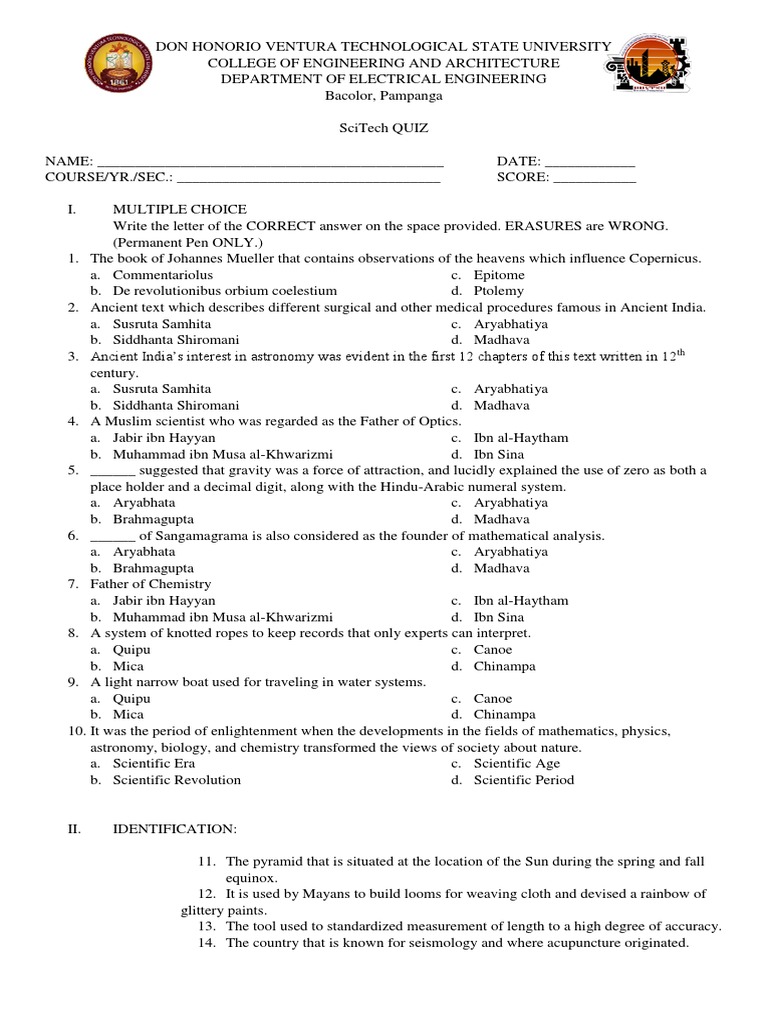 Enlightenment and Revolutions Quiz | PDF | Scientific Revolution | Science