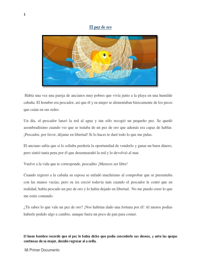 El Pez de Oro | PDF | Pescado