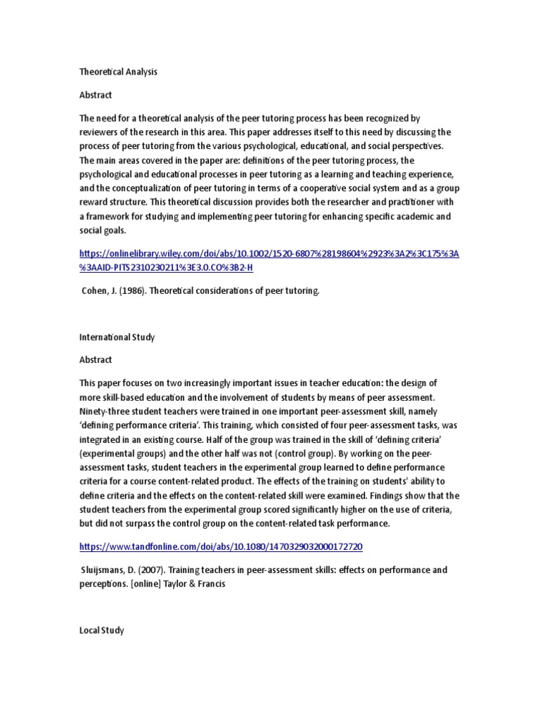 RRL Studies | Download Free PDF | Tutor | Teachers