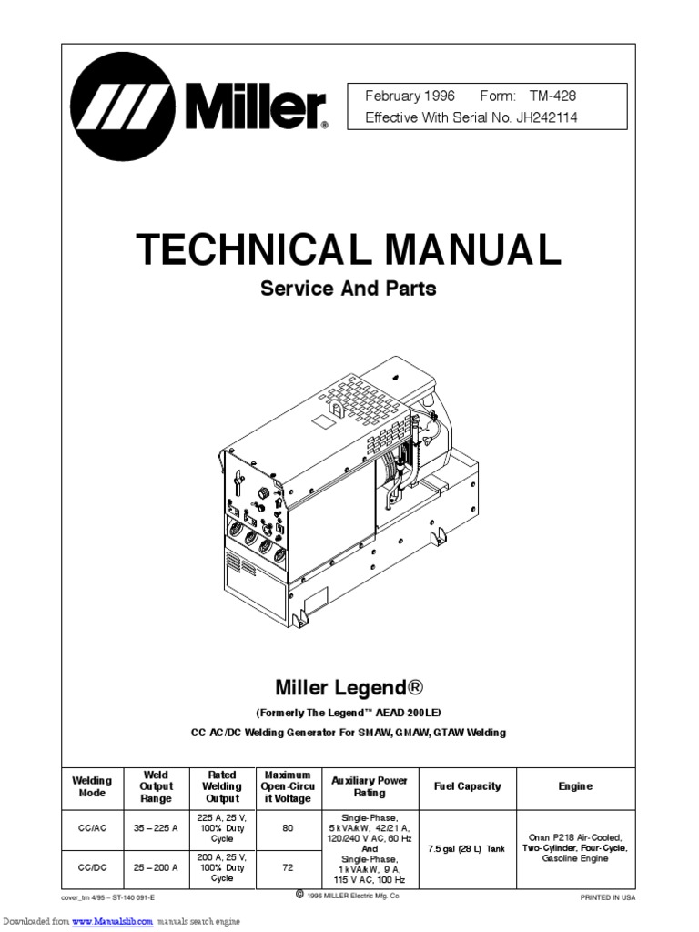 Technical Manual TM-428 | PDF | Alternating Current | Relay