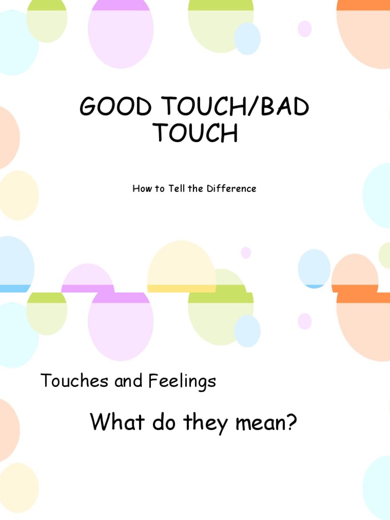 Good Touch and Bad Touch-PP | PDF