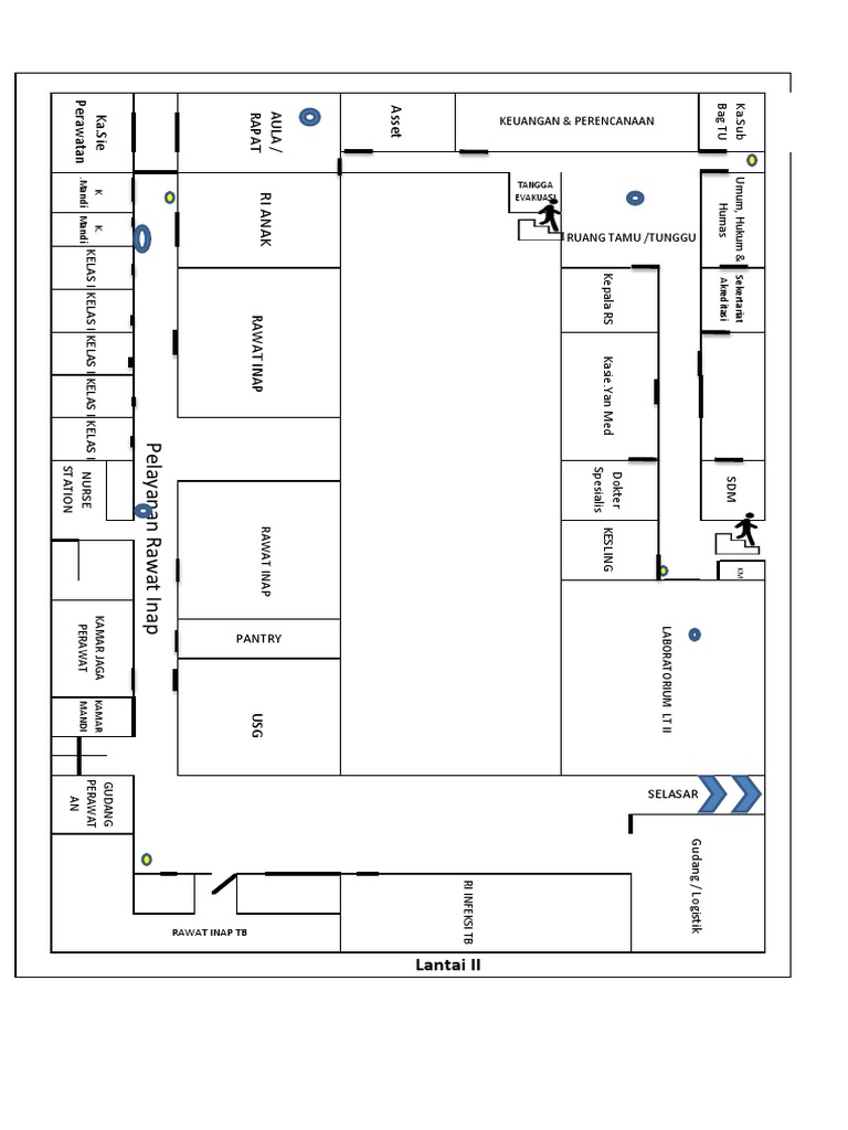 Layout Gudang Logistik Rumah Sakit | PDF