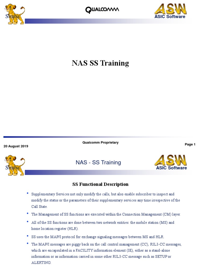 SS Training | PDF | Telecommunications | Computing