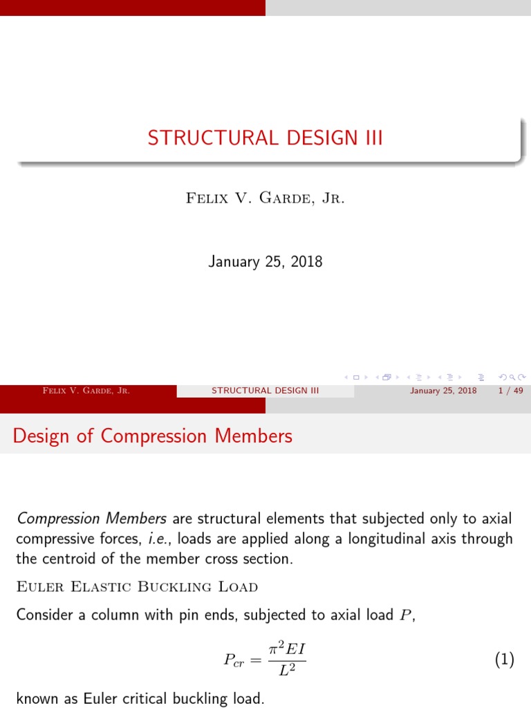 Compression PDF | PDF | Buckling | Strength Of Materials