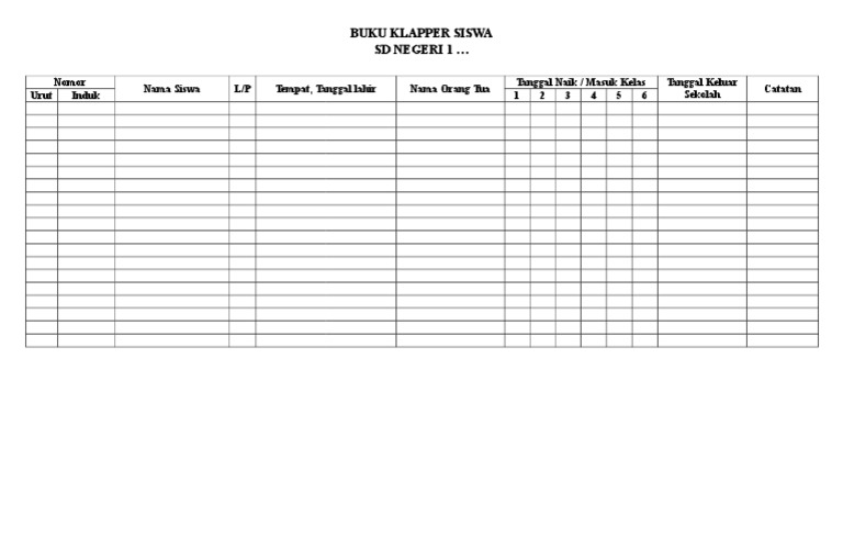 Buku Klapper Siswa SD | PDF | Kesehatan Holistik