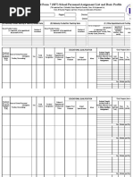 School Form 7 (SF7) School Personnel Assignment List and Basic Profile ...