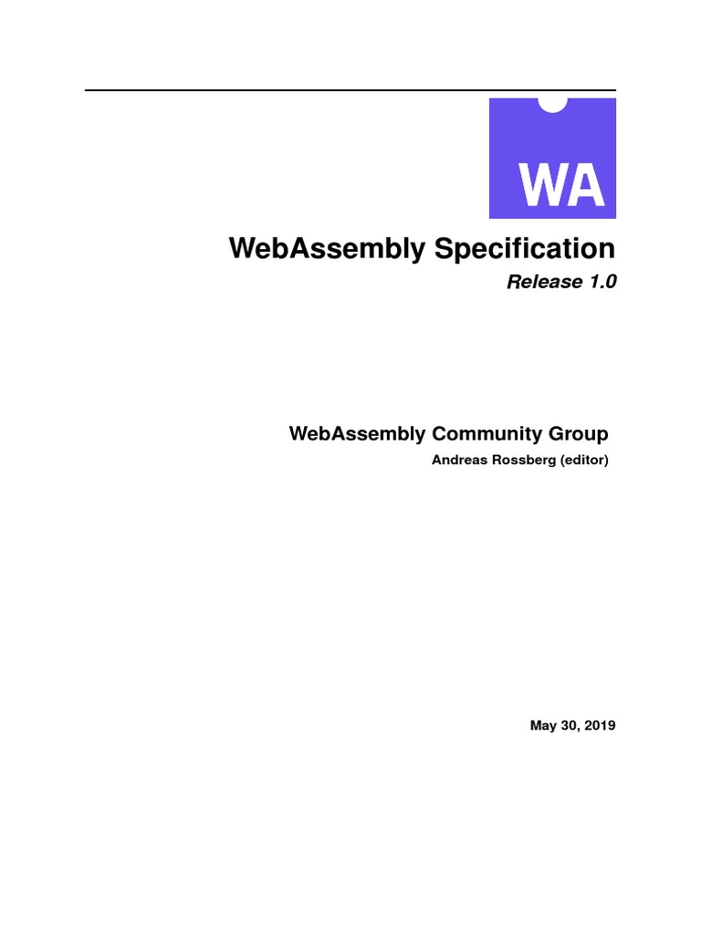 Web Assembly | PDF | Subroutine | Computer Programming