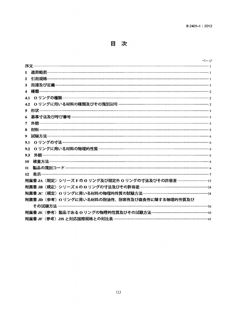 Jis B2401 | PDF