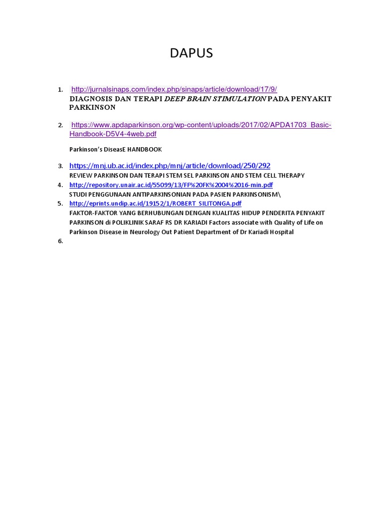 DAPUS | PDF