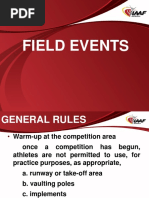 Athletics Rules and Regulations Guide | PDF | Track And Field | Referee