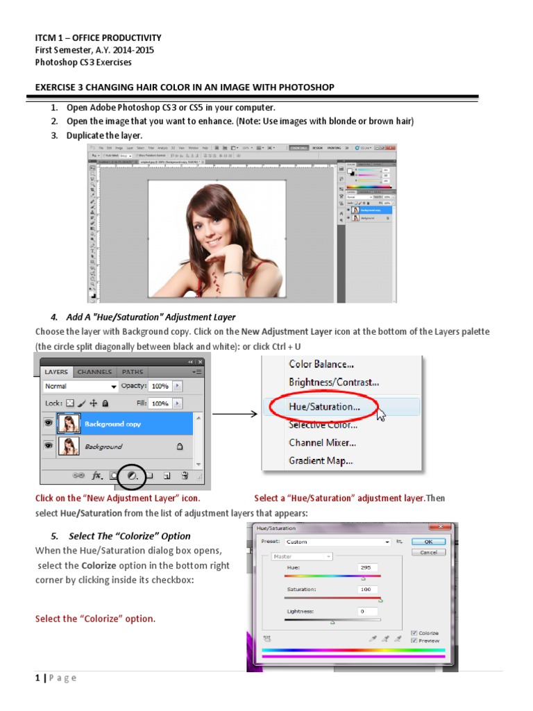 Photoshop Exercises 3 | PDF | Adobe Photoshop | Computer Vision