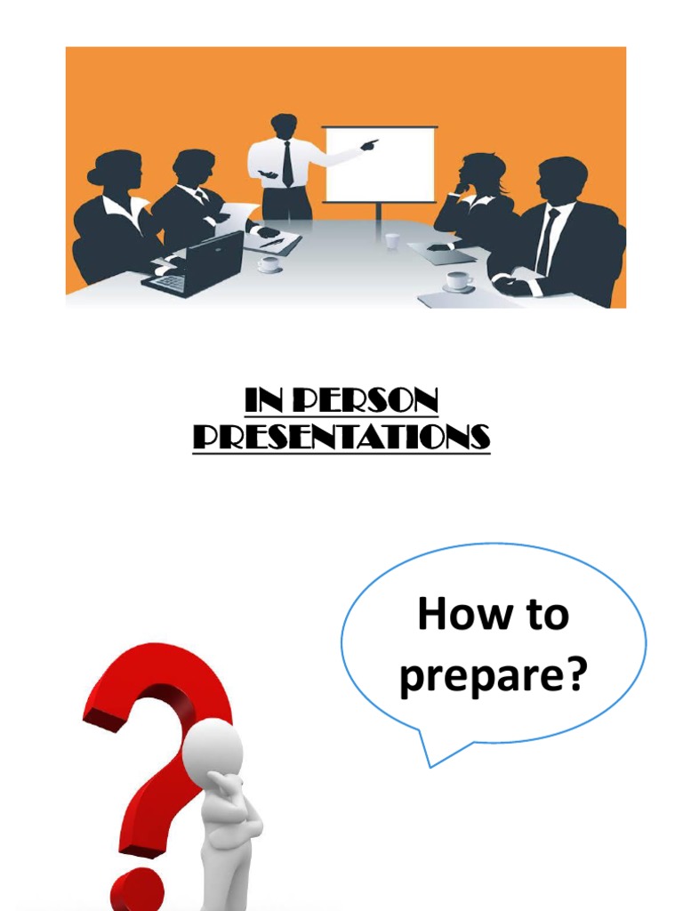 In Person Presentation | PDF | Career & Growth