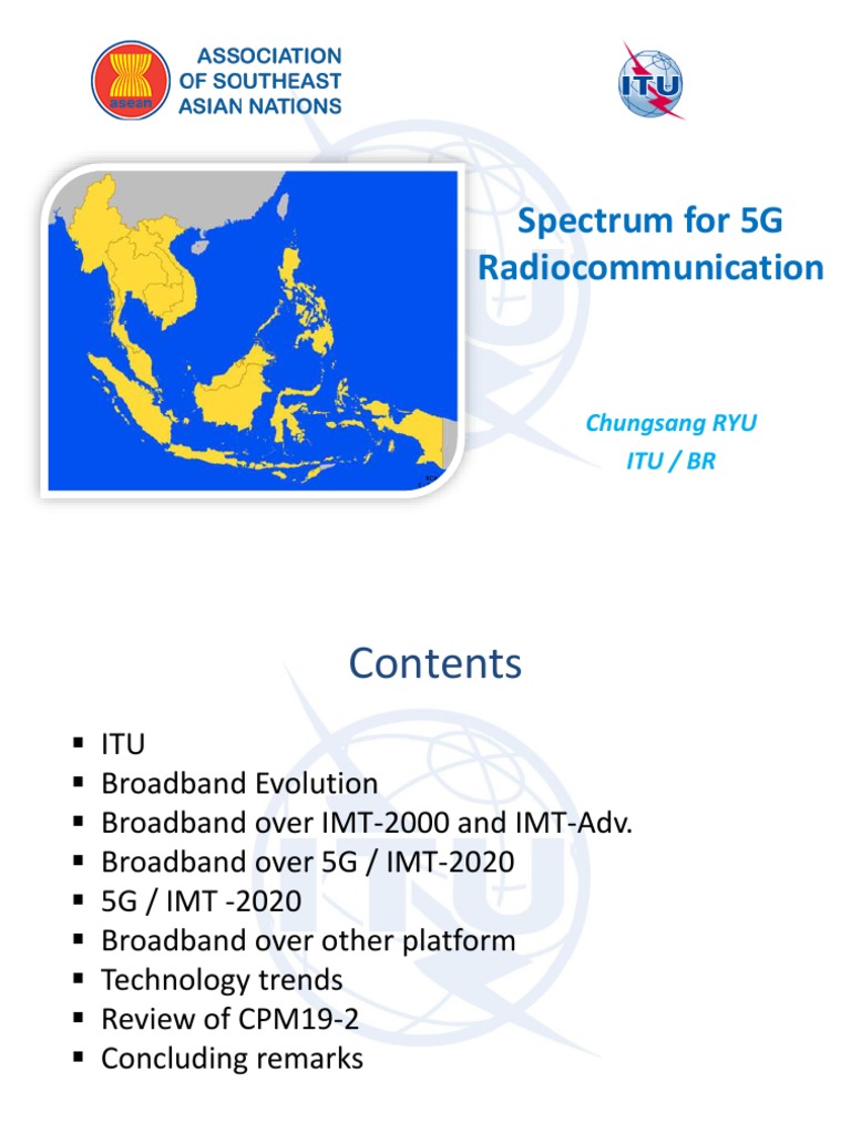 S3.1 (ITU) Spectrum - For - 5g-Rev1 | PDF | Radio | Radio Resource ...