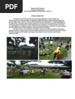 Narrative Report On School Based Feeding Program | PDF | Food And Drink ...