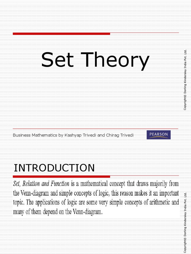 Set Theory | PDF