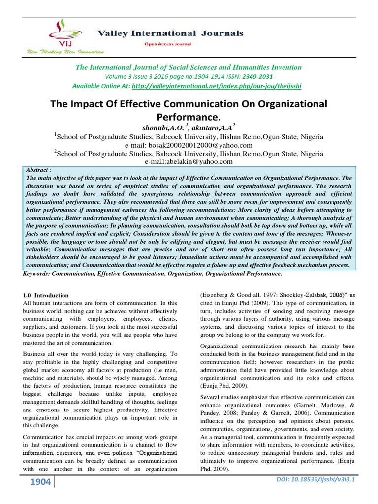 352-Article Text-676-1-10-20171230 | PDF | Communication | Information