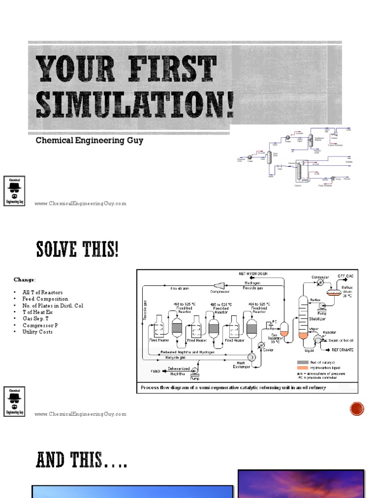 Aspen HYSYS - Your Very First HYSYS Simulation | PDF | Distillation ...