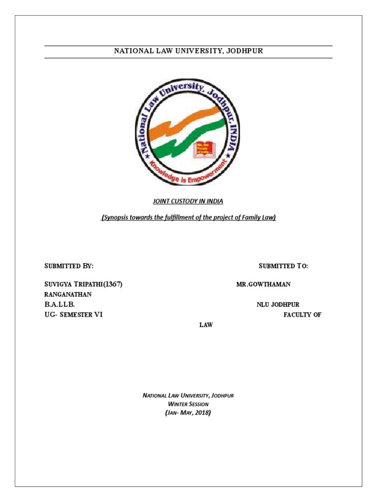 1367 Synopsis Family Law | PDF