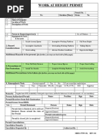 Draft PTW Format | PDF | Safety | Wellness