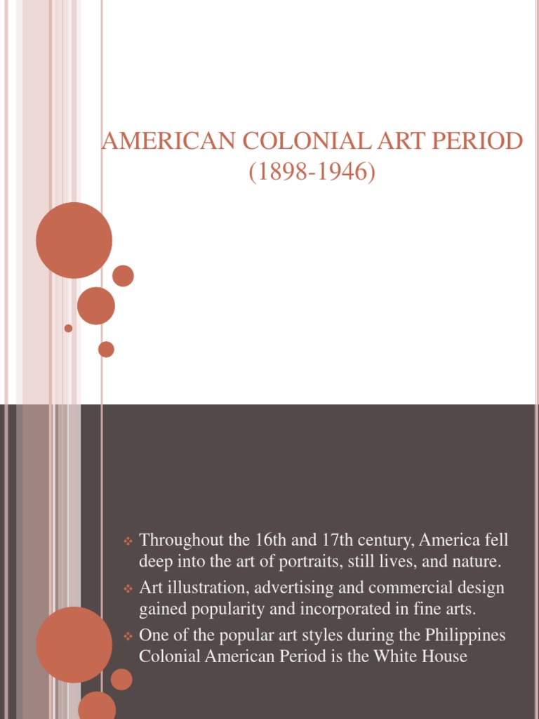 American Colonial Art Period | PDF | Art Nouveau | Aesthetics