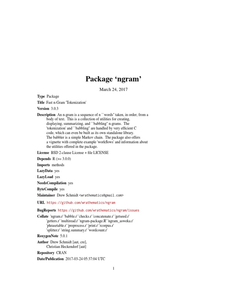 Ngram Analysis | PDF | Parameter (Computer Programming) | String ...