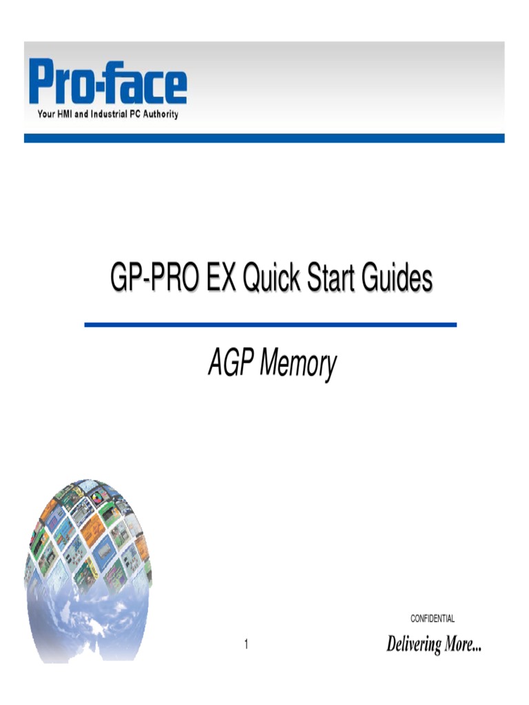 Proface Agp Memory | PDF | Computer Memory | Computer Data Storage