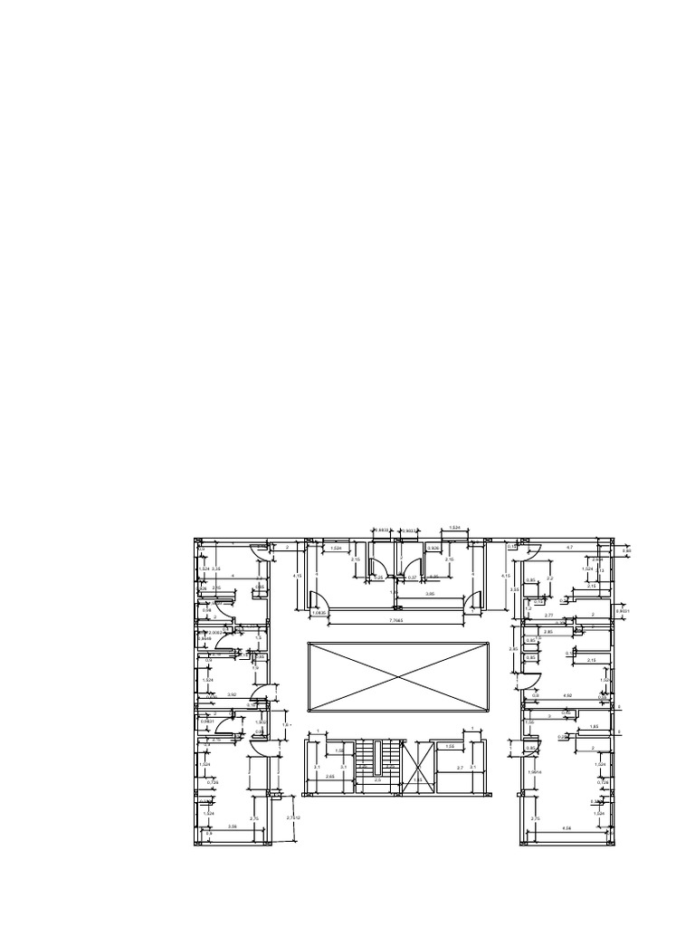 Typical Floor Plan Brick Marking Layou | PDF