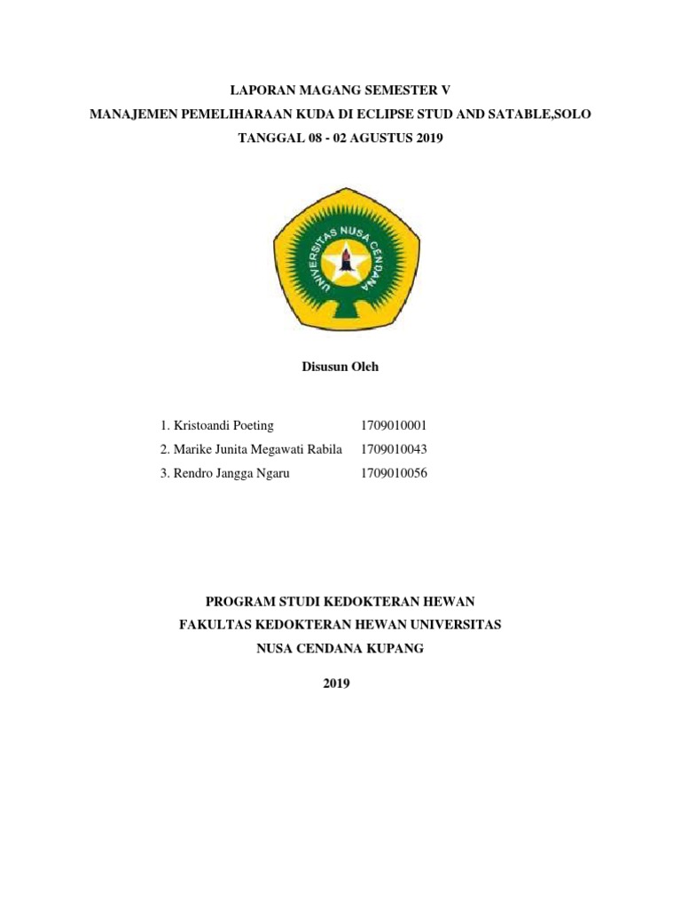 Laporan Magang Semester v-1 | PDF | Kesehatan Holistik | Sains & Matematika