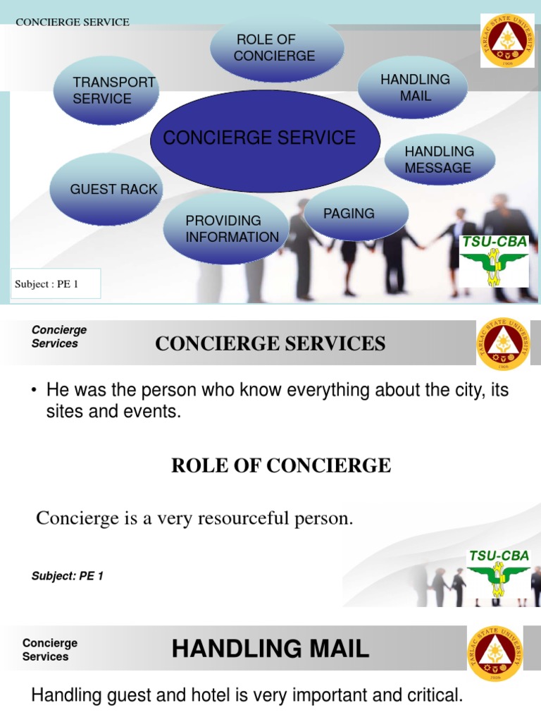 Role of Concierge Handling Mail Transport Service | PDF