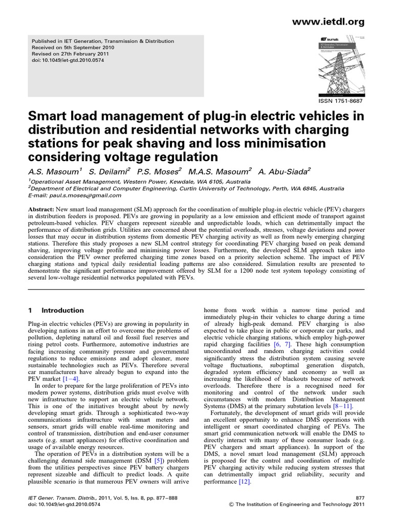 Smart Load Management | PDF | Battery Charger | Smart Grid