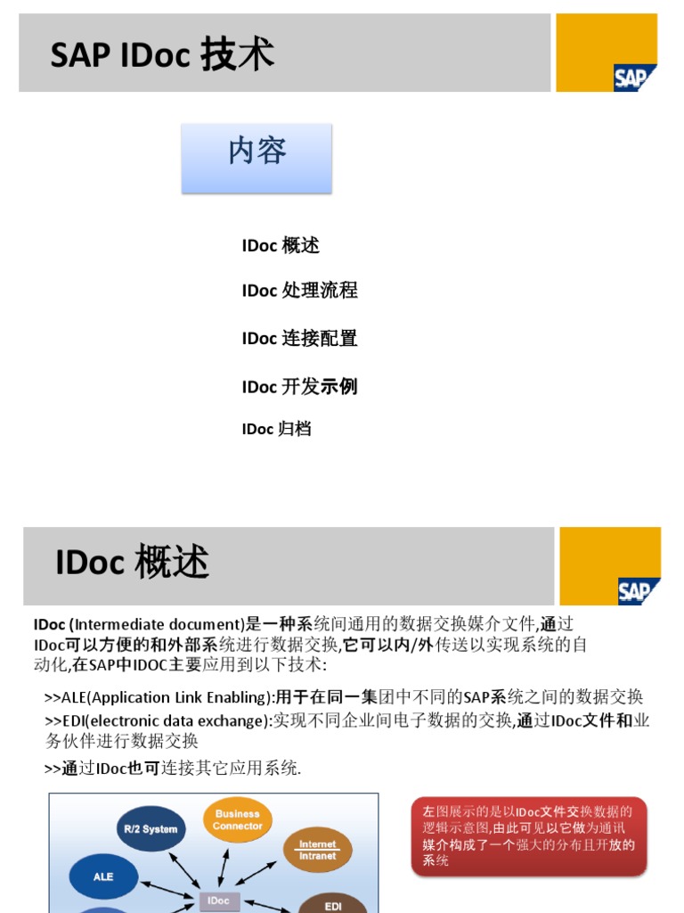 SAP IDoc 技术 | PDF