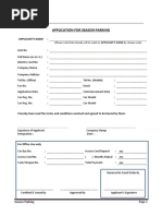 Access Card Form | PDF