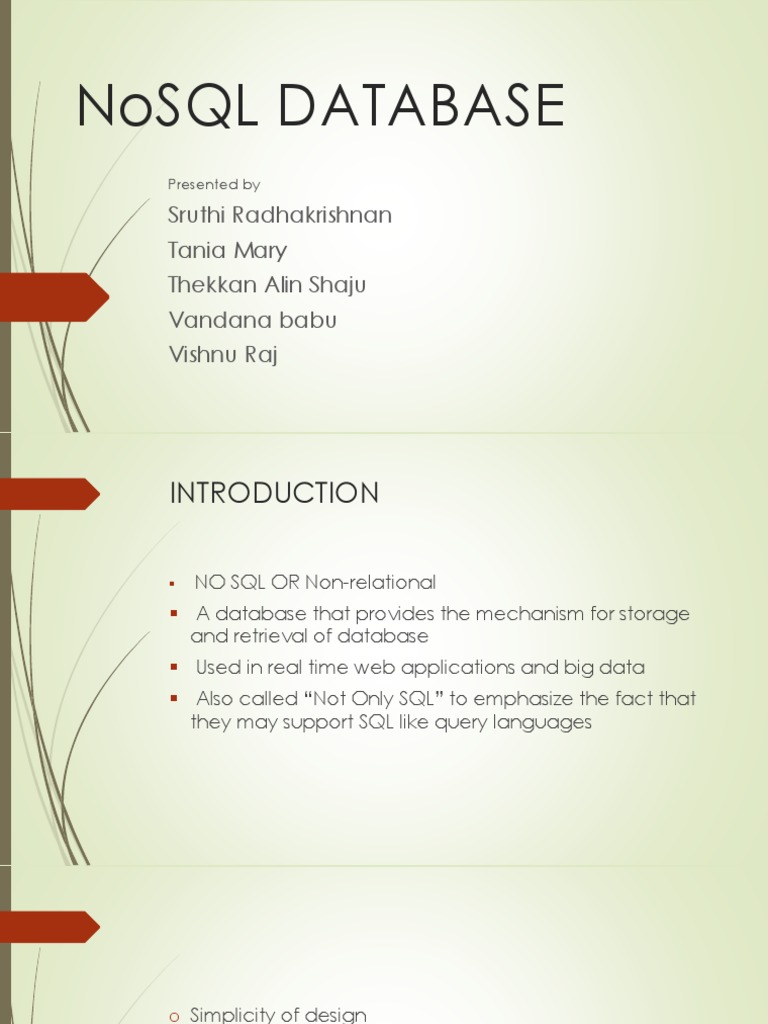 No SQL Database Compiled | PDF | No Sql | Software Design