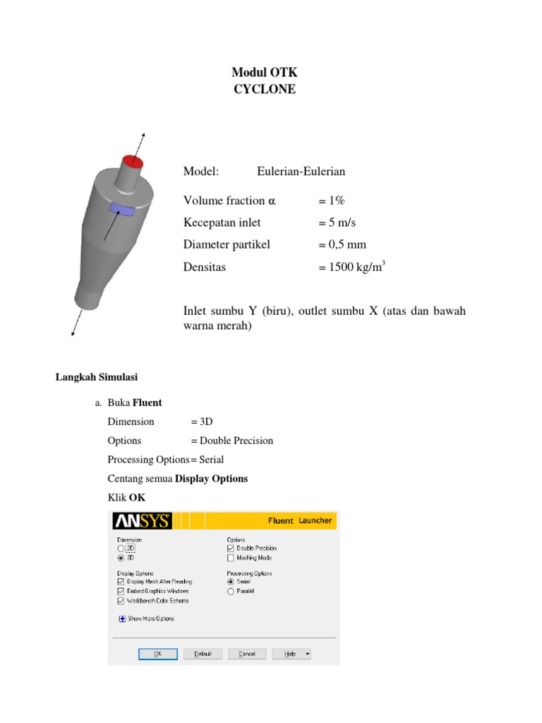 CFD 6 Cyclone | PDF | Viscosity | Turbulence