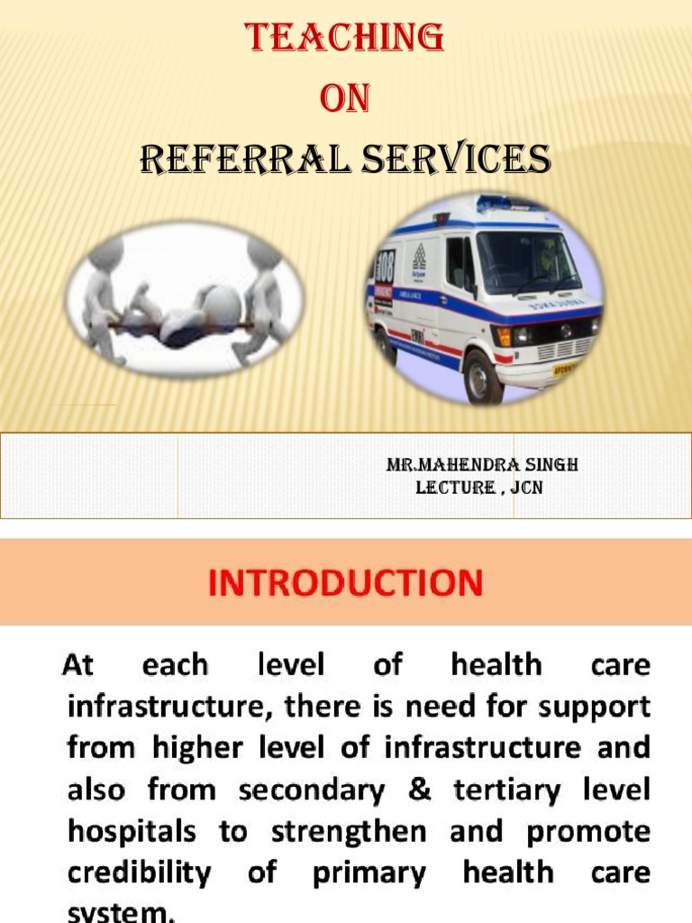 Referral System | PDF | Health Care | Hospital