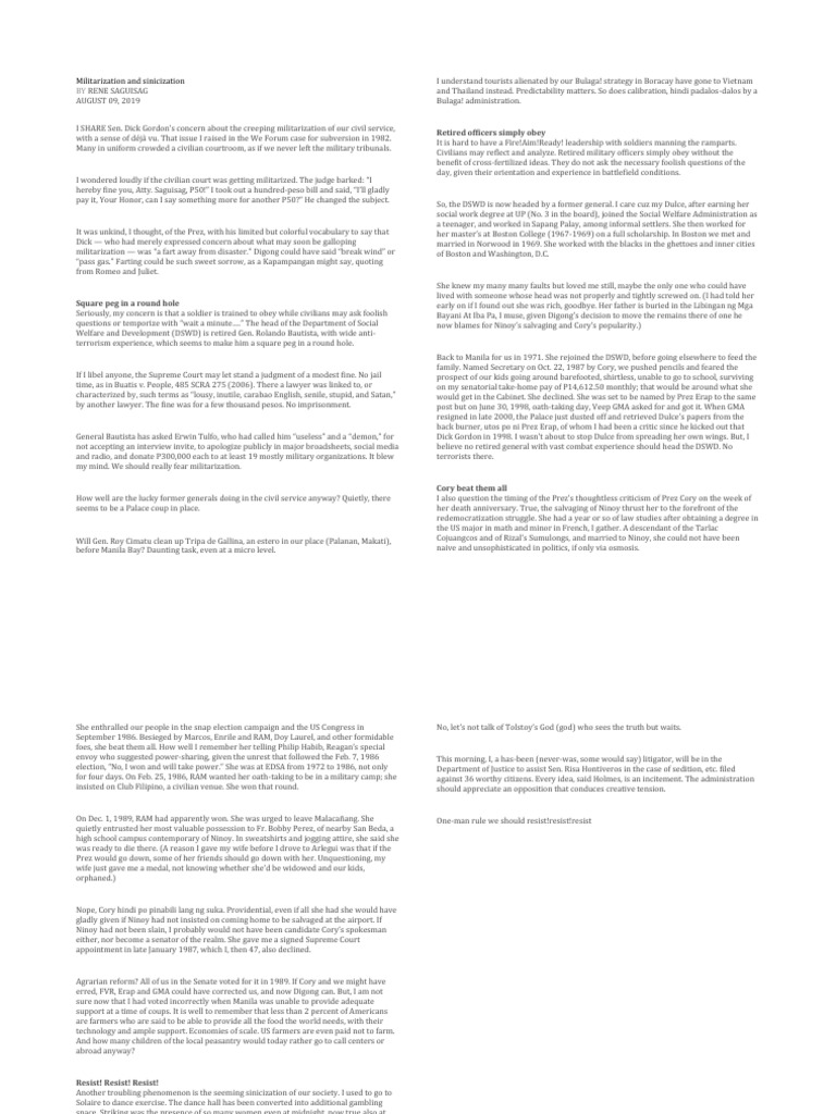 Militarization and Sinicization | PDF | Government