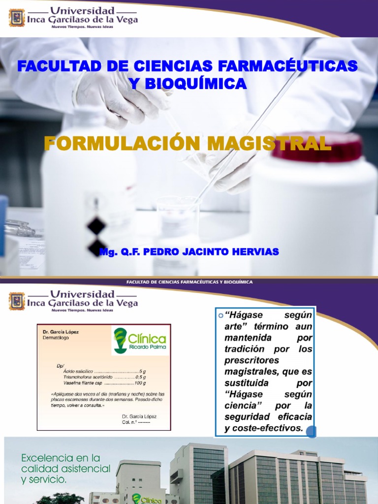 Exposicion Formulacion Magistral | PDF | Farmacéutico | Farmacia