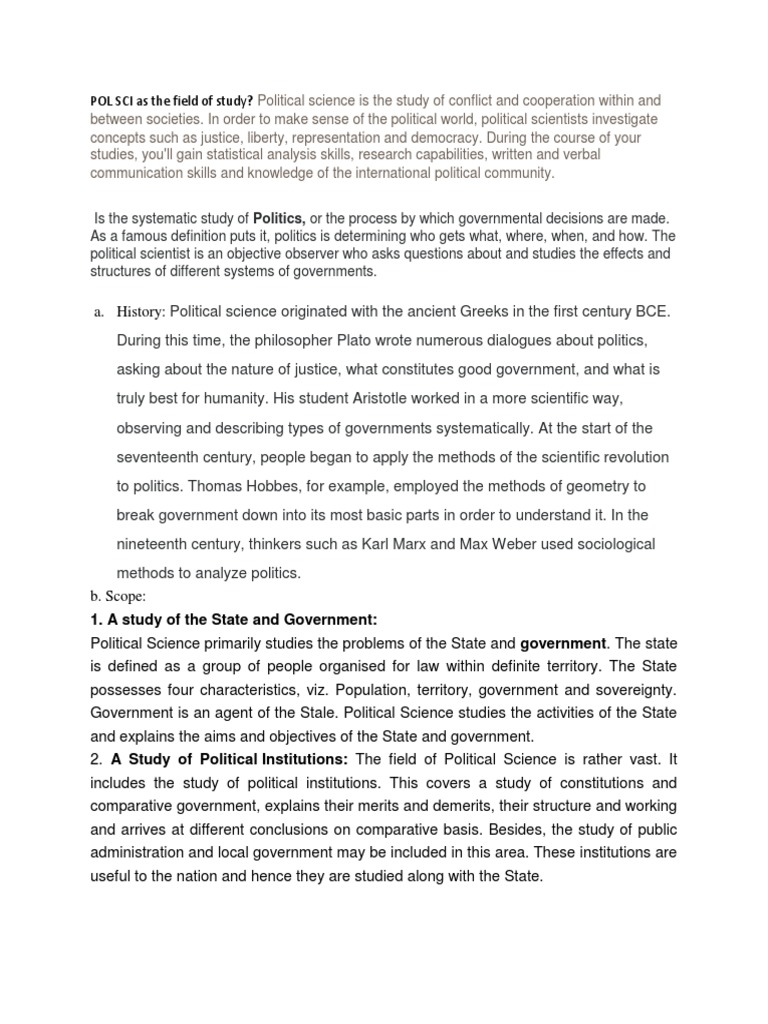 Political Science Philippines | PDF | Science | Postmodernism