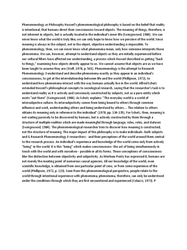 COSMOCENTRIC | PDF | Phenomenology (Philosophy) | Edmund Husserl